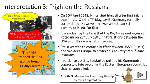 Why did the USA drop the atomic bomb on Japan? | Teaching Resources