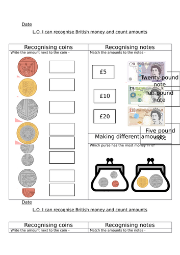 Year 1 Money Lessons | Teaching Resources