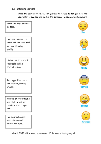 KS1 Year 1/ Year 2 inference - riddles and inferring emotions ...
