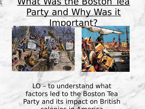Boston Tea Party | Teaching Resources