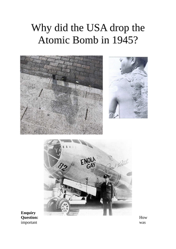 Why did President Truman decide to drop the atomic bomb on Japan in ...
