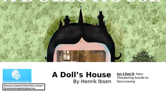 A Level: (13) A Doll's House By Ibsen Act 3 Part iii - Suicide Threat ...