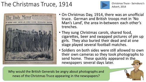 Evaluating historical sources from the First World War | Teaching Resources