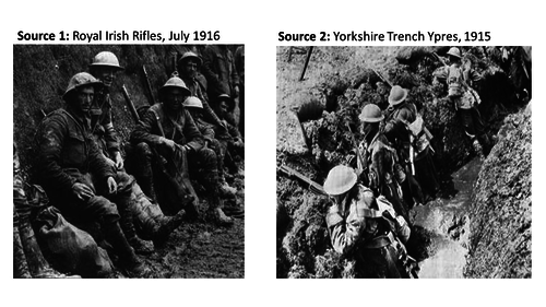 Evaluating historical sources from the First World War | Teaching Resources