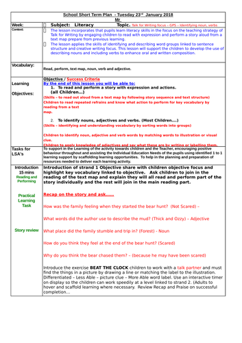 We're going in a bear hunt lesson plan and resources | Teaching Resources