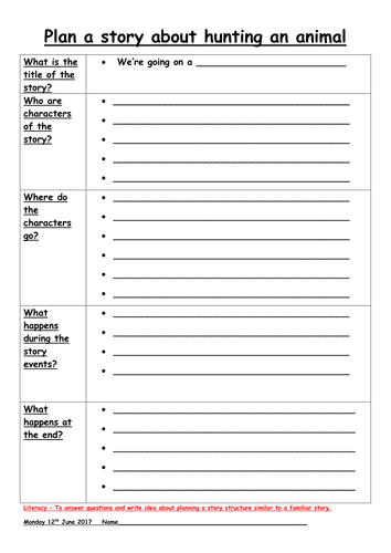 We're going in a bear hunt lesson plan and resources | Teaching Resources