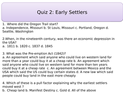 America: Expansion and Consolidation 1840-1895 revision quizzes ...