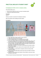 GCSE required practical on Enzymes | Teaching Resources