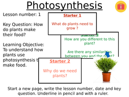 Lesson on Photosynthesis - New GCSE AQA | Teaching Resources