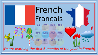 French Lesson and Resources - Months of the Year | Teaching Resources