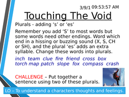 Touching The Void | Teaching Resources