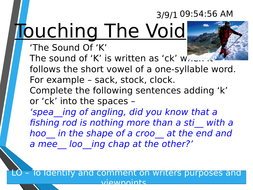 Touching The Void | Teaching Resources