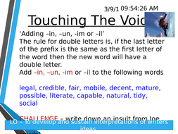 Touching The Void | Teaching Resources
