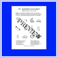 French paired speaking activity - La nourriture - French food ...