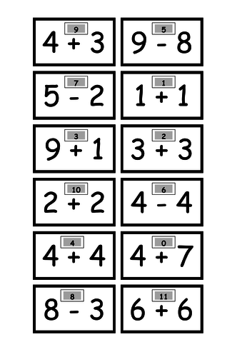 Add and Subtract to 20 - LOOP CARD / FOLLOW ME GAME | Teaching Resources