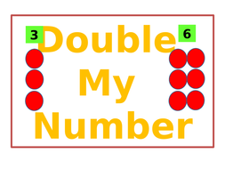 Double My Number (numbers 1 to 20) | Teaching Resources