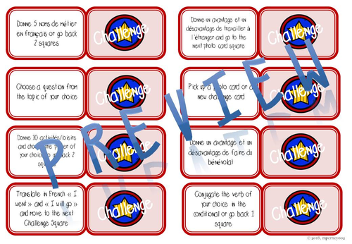 New GCSE - Question board game - French speaking exam | Teaching Resources