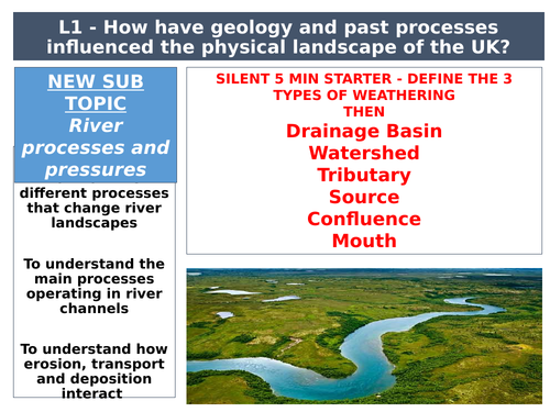 Edexcel B_GCSE_ River processes and pressures | Teaching Resources