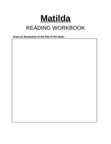 Matilda - Chapters 1 - 7 assessments | Teaching Resources