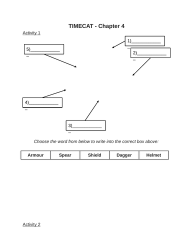 Timecat - Chapter assessments and activities | Teaching Resources