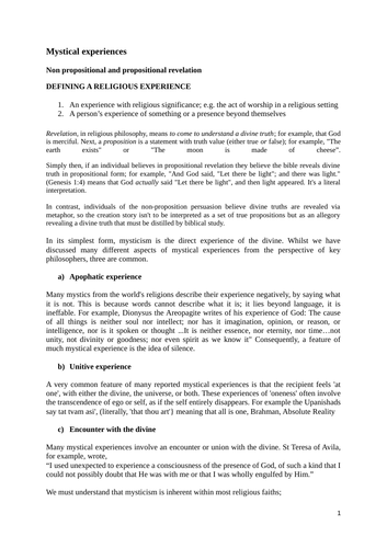 OCR A2 Philosophy and Ethics_3. God and the world_ Mystical and ...