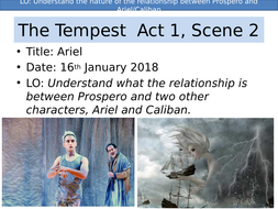 The Tempest Shakespeare Act 1 Scene 2 KS3/KS4 | Teaching Resources