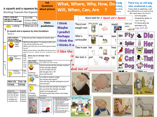 Guided Reading Year 2 Squash and squeeze | Teaching Resources