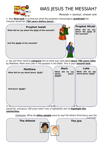 Was Jesus the Messiah? Whole lesson | Teaching Resources