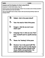 Analyzing poetry using STILTS acronym and its application to unseen ...