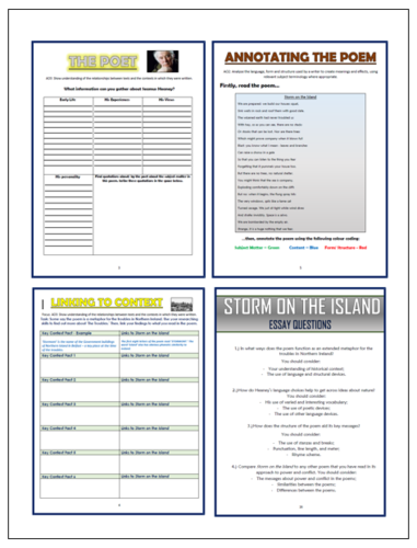 Storm on the Island - Comprehension Activities Booklet! | Teaching ...