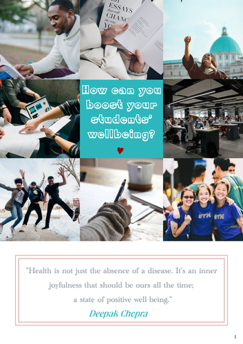 5 ways to boost your students' wellbeing | Teaching Resources