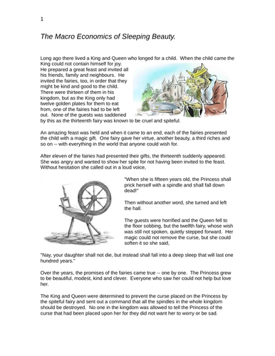 Fairy Tale Economics - Stimulus / Activity Booklet | Teaching Resources