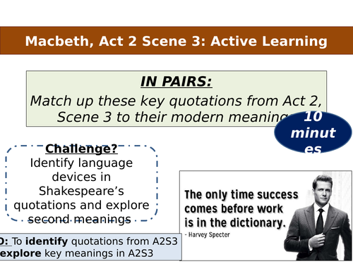 GCSE Macbeth Second Half - AQA Literature Paper 1 | Teaching Resources