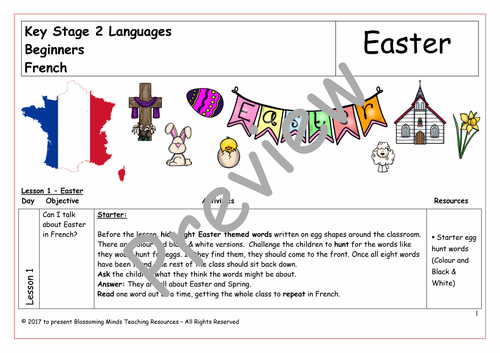 Pâques / French Easter lesson pack | Teaching Resources