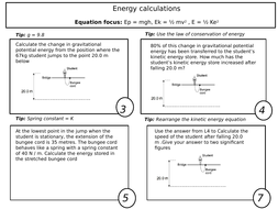 New GCSE - Physics Paper 1 Calculations | Teaching Resources