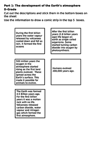 New GCSE Chemistry_The Earth's atmosphere_C2 9.2_The Earth's early ...