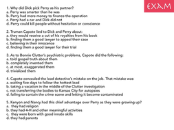 Clutter Murders - In Cold Blood - Truman Capote - 78 Slides | Teaching ...