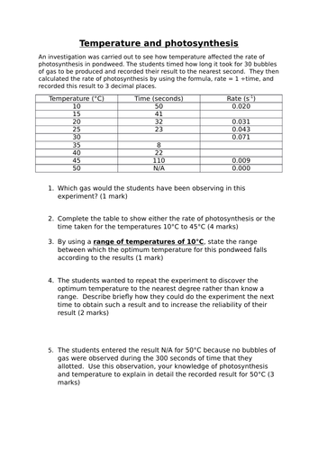 OCR GCSE Biology B1 REVISION (Cell-level systems) | Teaching Resources