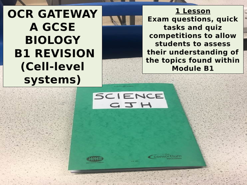 OCR GCSE Biology B1 REVISION (Cell-level systems) | Teaching Resources