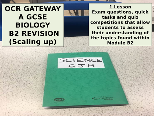 OCR GCSE Biology B2 REVISION (Scaling up) | Teaching Resources