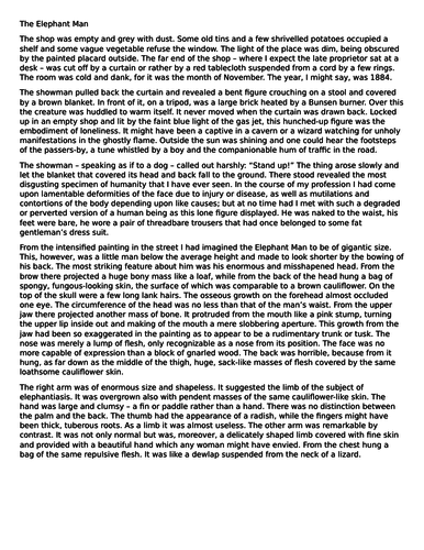 The Elephant Man and The Greatest Showman | Teaching Resources