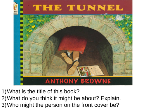 Year 5/6 Whole Class Guided Reading using The Tunnel by Anthony Browne ...