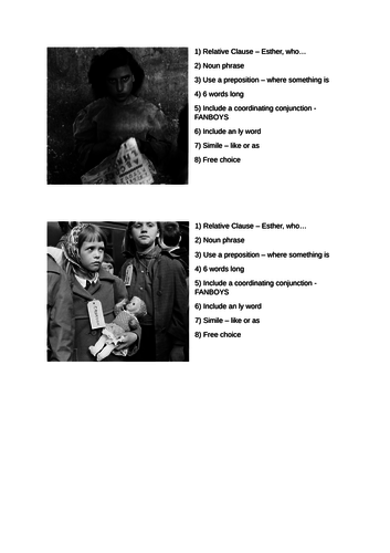 Slow Writing Character Description Prompt | Teaching Resources