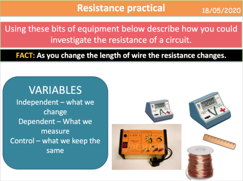 Resistance | Teaching Resources