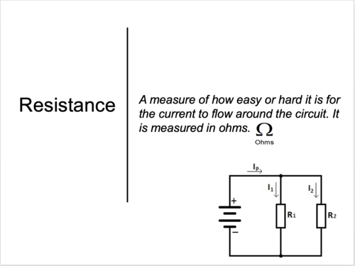 Resistance | Teaching Resources