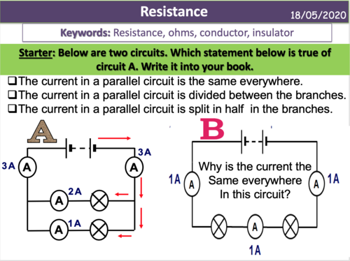 Resistance | Teaching Resources
