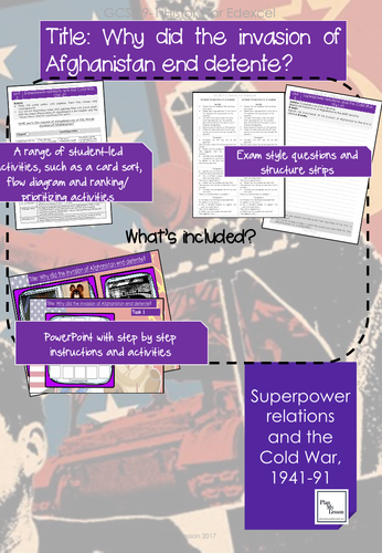 GCSE 9-1 Edexcel Cold War: L21 Why did the invasion of Afghanistan end ...