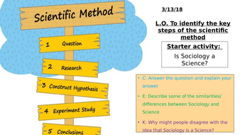 Research Methods- Introduction to the scientific method and scientific ...