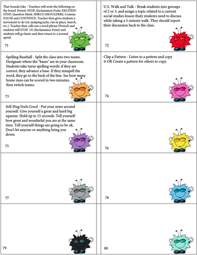 Brain Break Task Cards | 75 Brain Break Task Cards | Teaching Resources