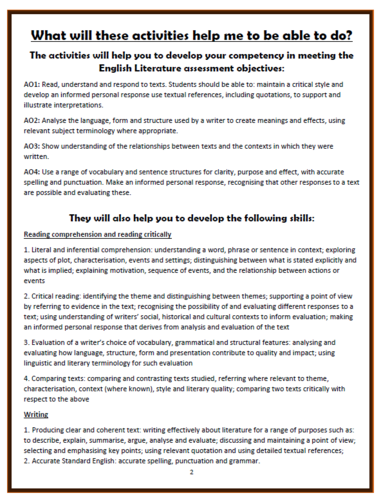 The Prelude (Extract) - William Wordsworth - Comprehension Activities ...